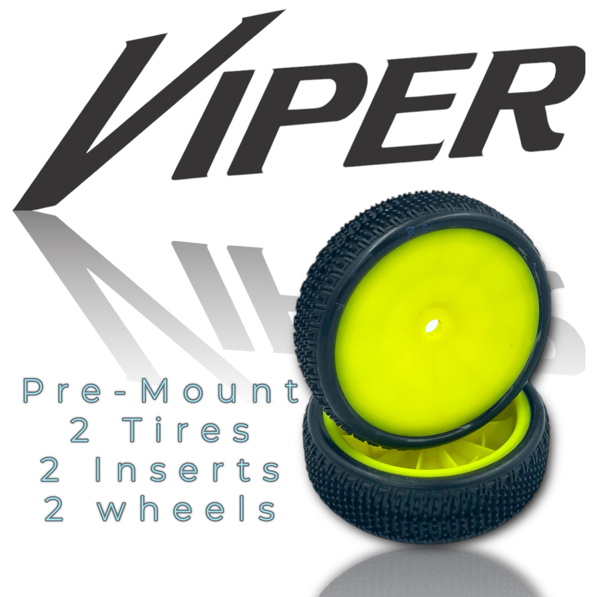 Viper LP 2wd Slim Front Carpet Tire Pre-Mount Yellow – Pro-Motion RC