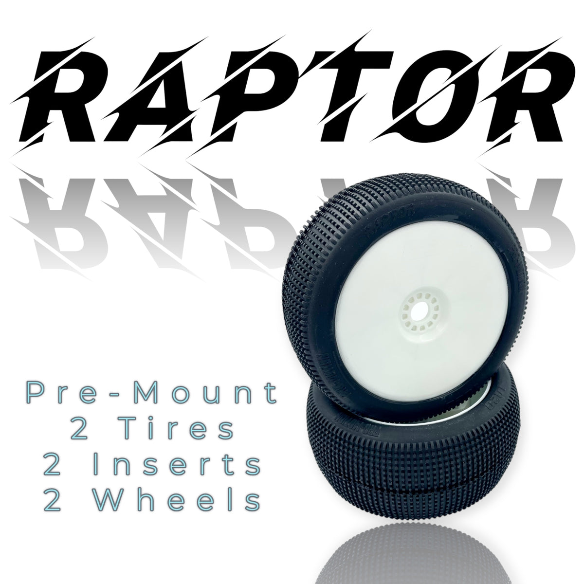 Raptor 8th Scale Truggy Pre-Mount White – Pro-Motion RC